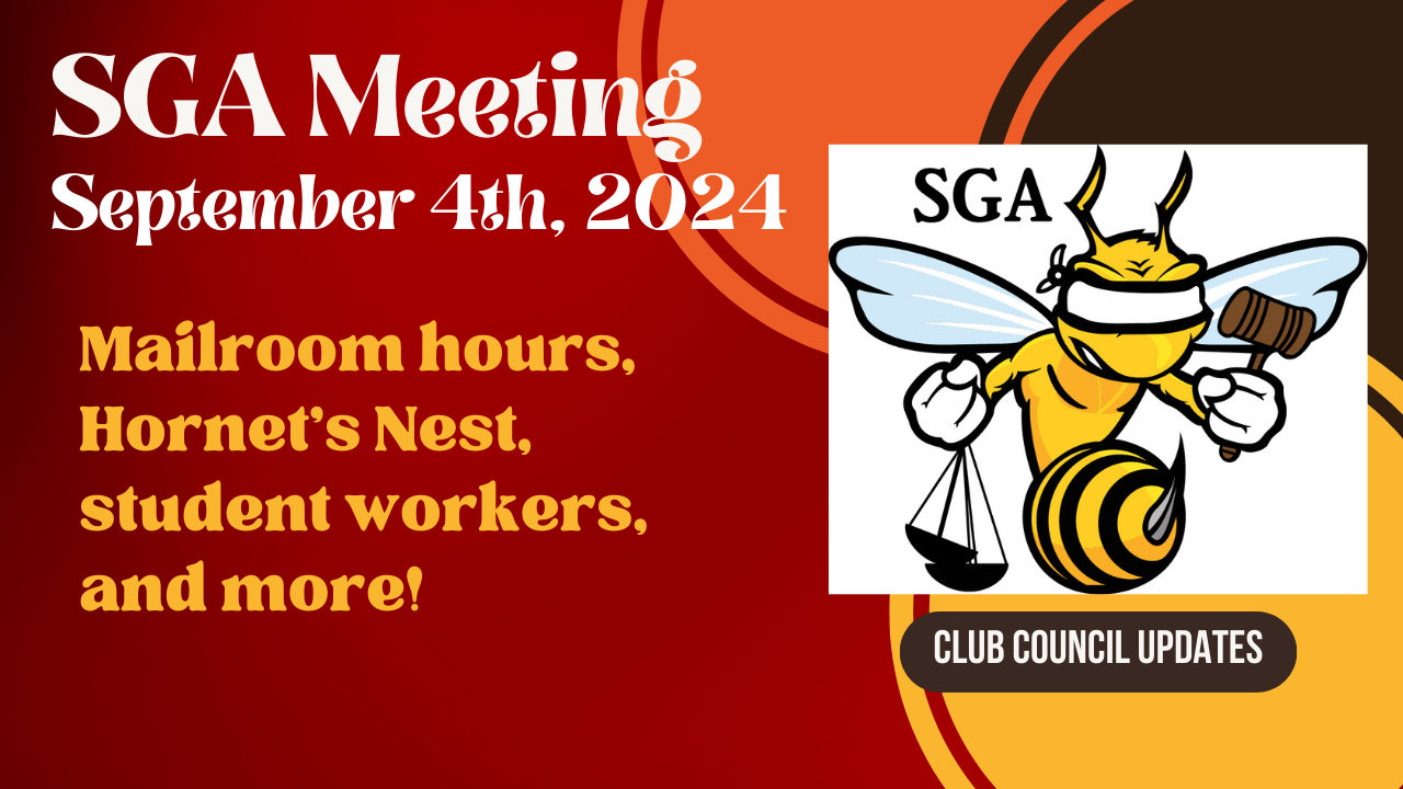 SGA Meeting - September 4th, 2024 - The Critic - Student Government ...